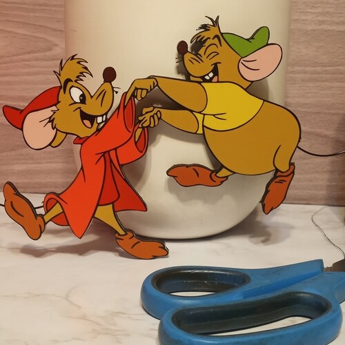 NEW / IMPROVED Cinderella's Jaq & Gus Running With the Key - Etsy