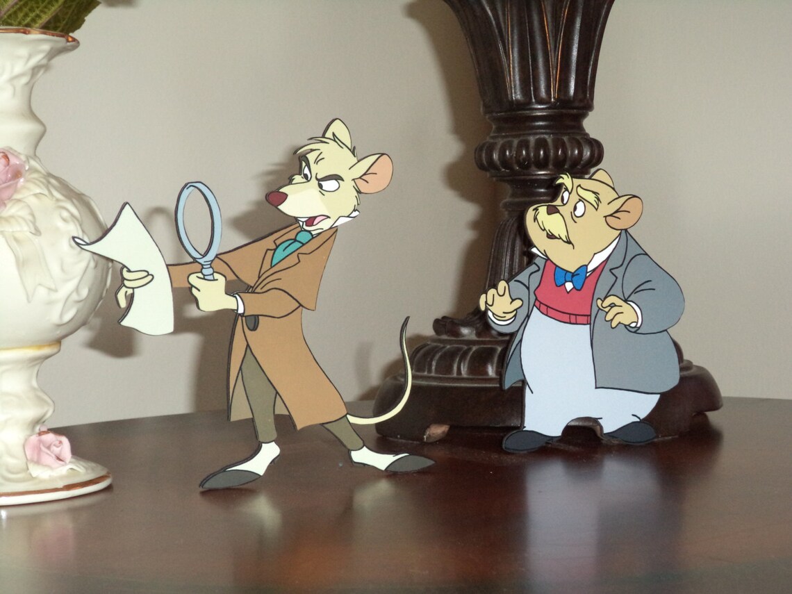 The Great Mouse Detective Basil & Dawson Set - Etsy
