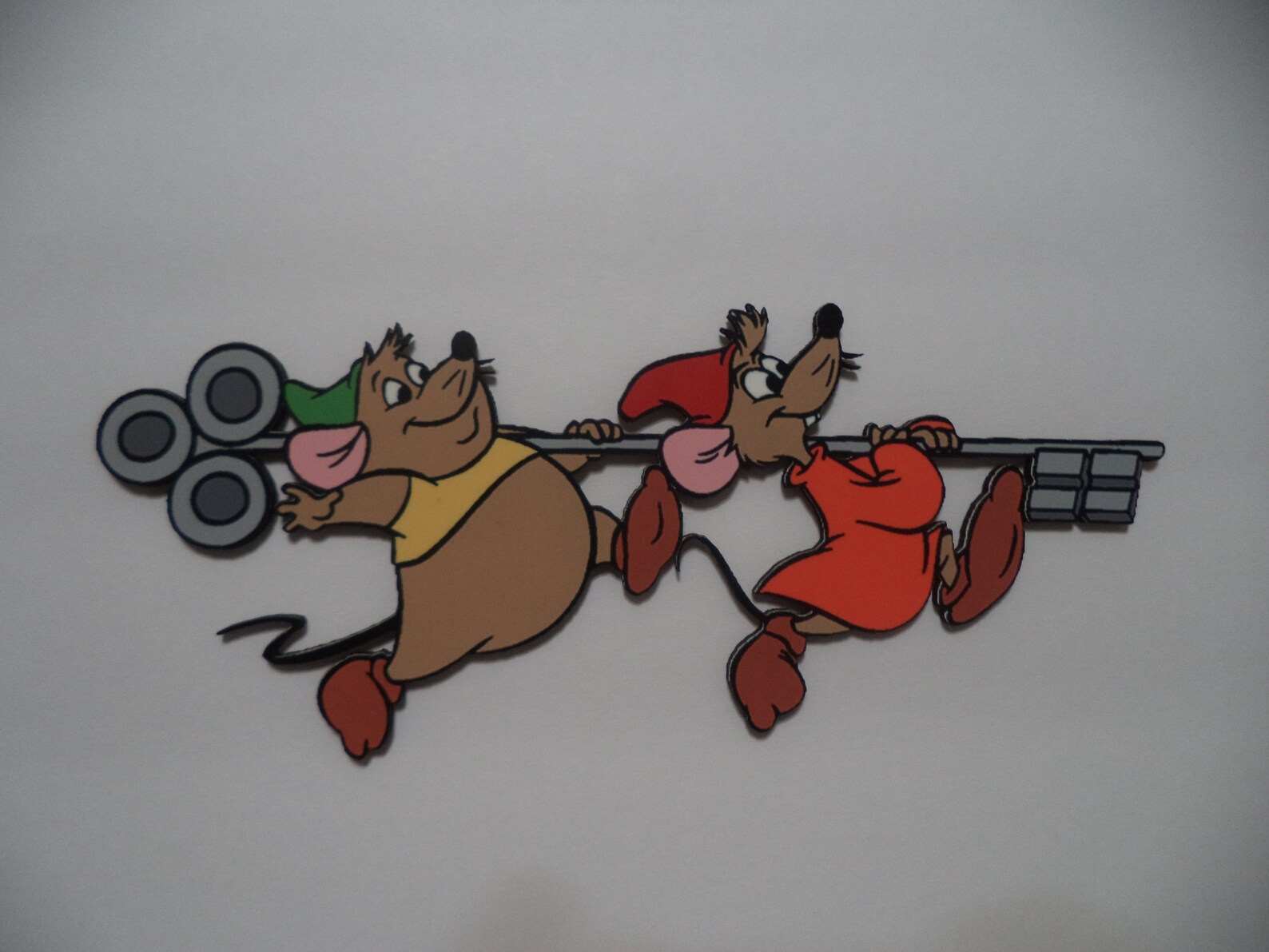 NEW / IMPROVED Cinderella's Jaq & Gus Running With the Key | Etsy