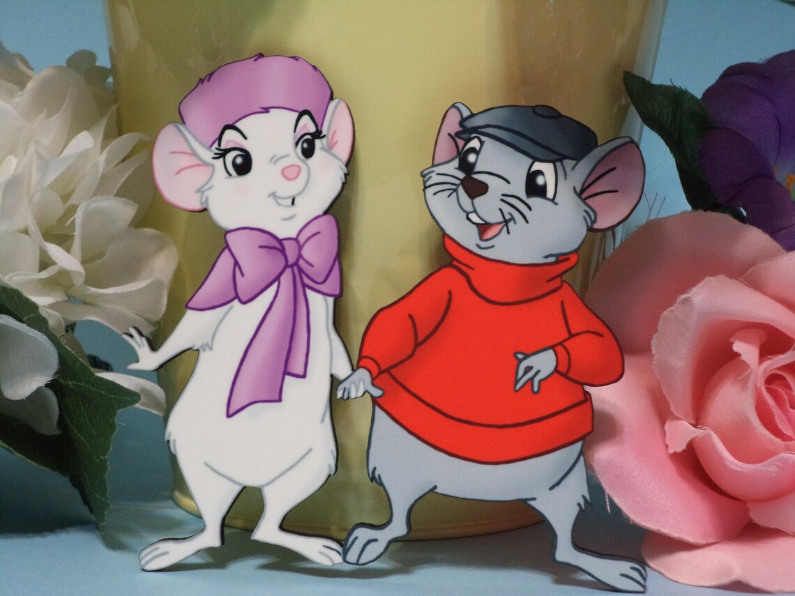 The Rescuers Bernard & Miss Bianca Cutout - Etsy