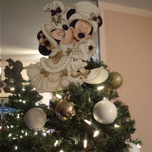 Victorian Mickey & Minnie Tree Topper - Etsy