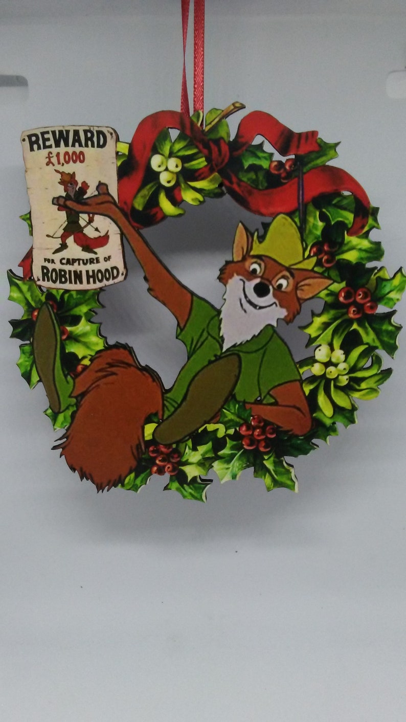 Robin Hood Christmas Wreath Ornament - Etsy