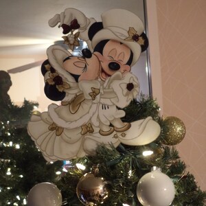 Victorian Mickey & Minnie Tree Topper - Etsy