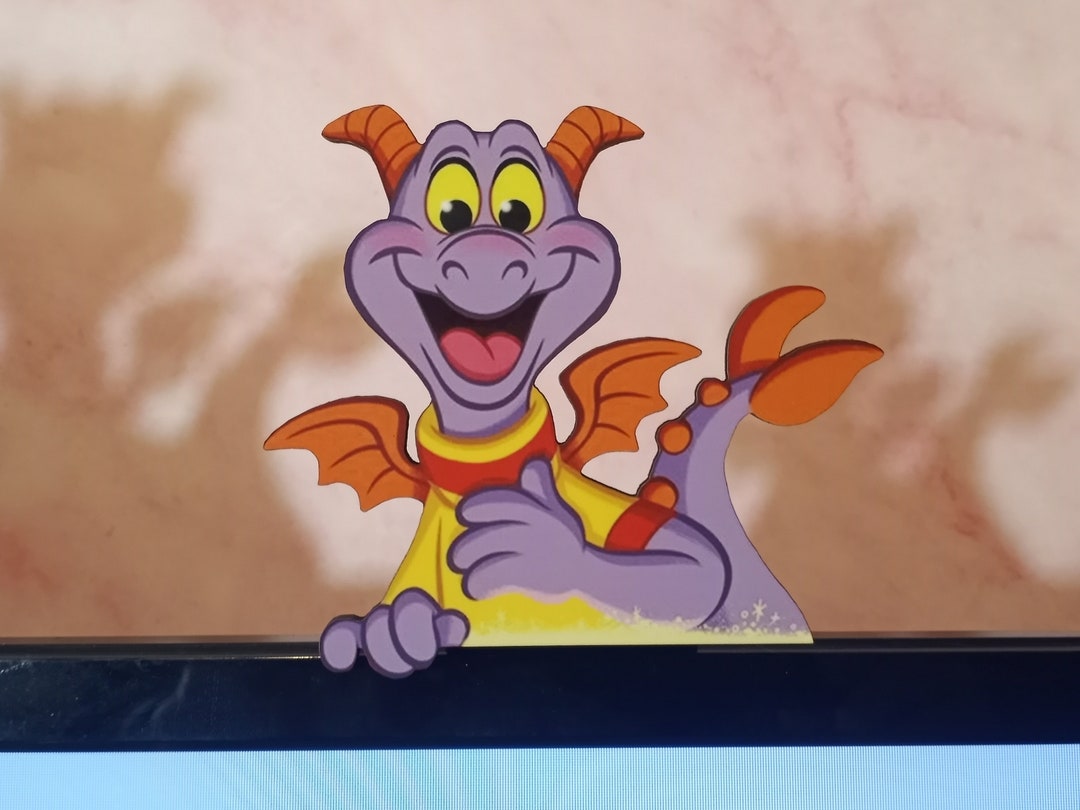 Figment TV or Monitor Pal / Character Cutout - Etsy
