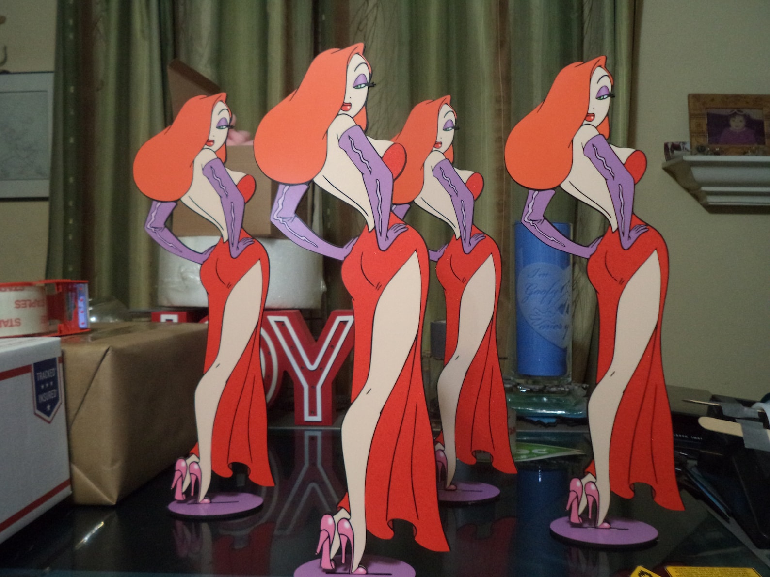 New Jessica Rabbit 15 Inches Tall Standee Etsy Canada