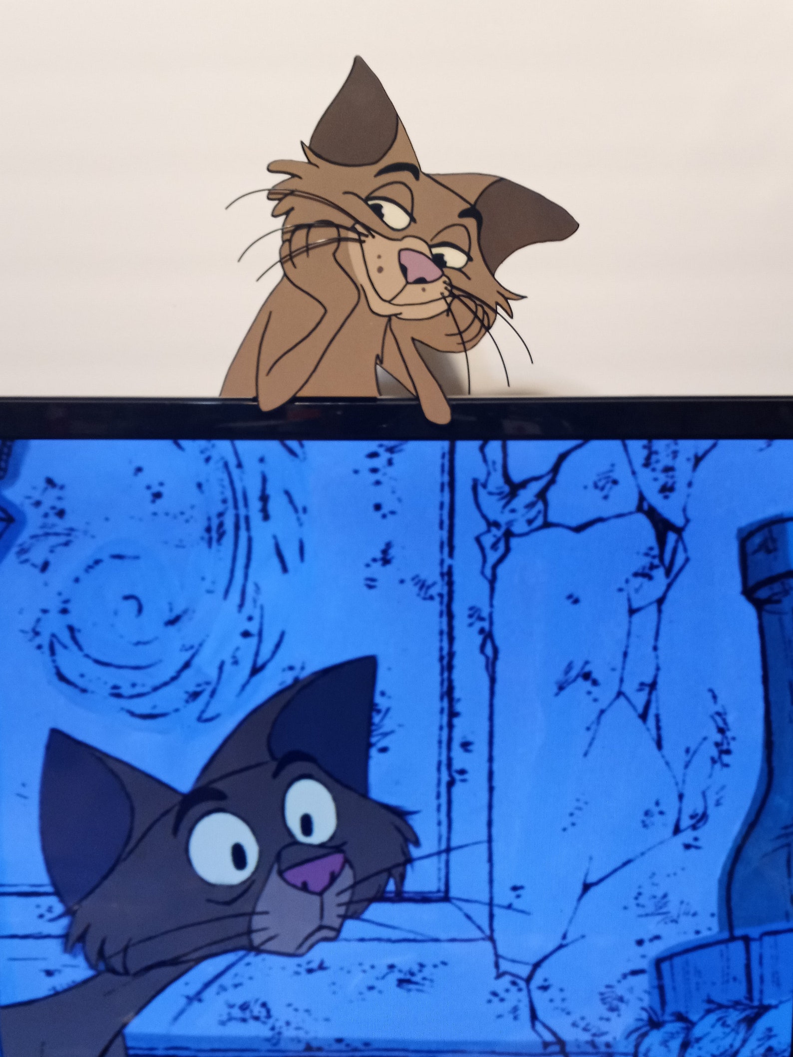 101 Dalmations Sergeant Tibbs / Character cutout monitor TV | Etsy