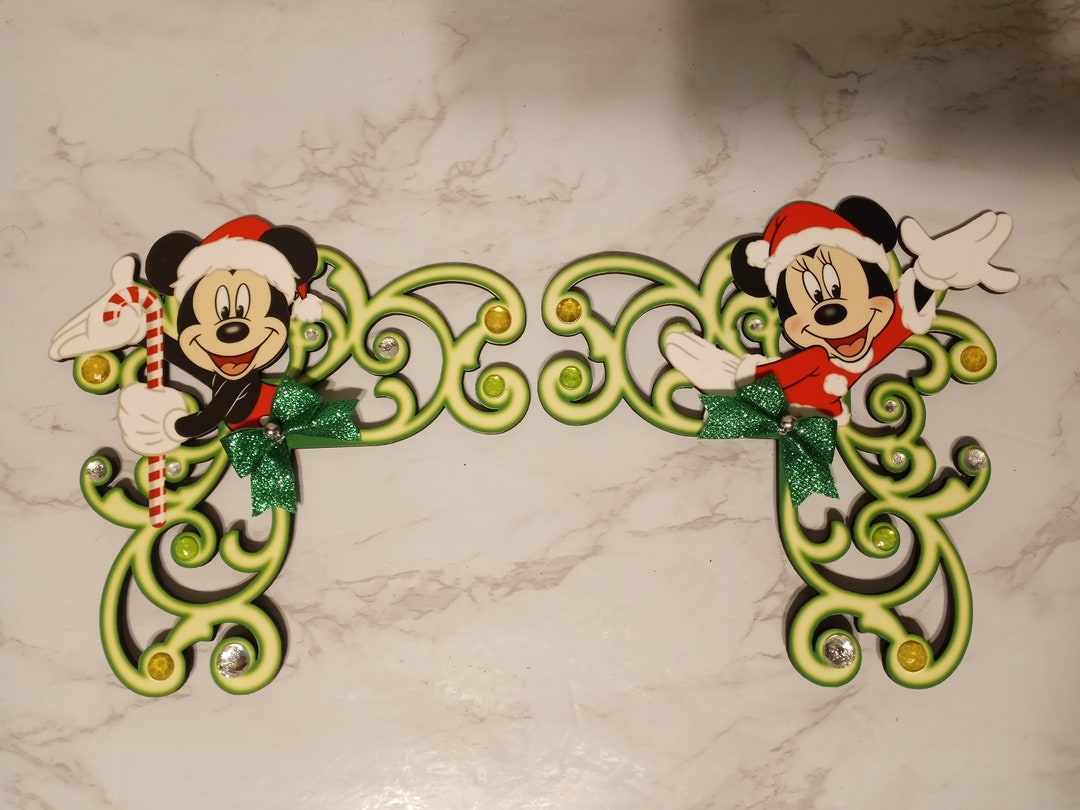 Mickey and Minnie Decorative Corners Set - Etsy