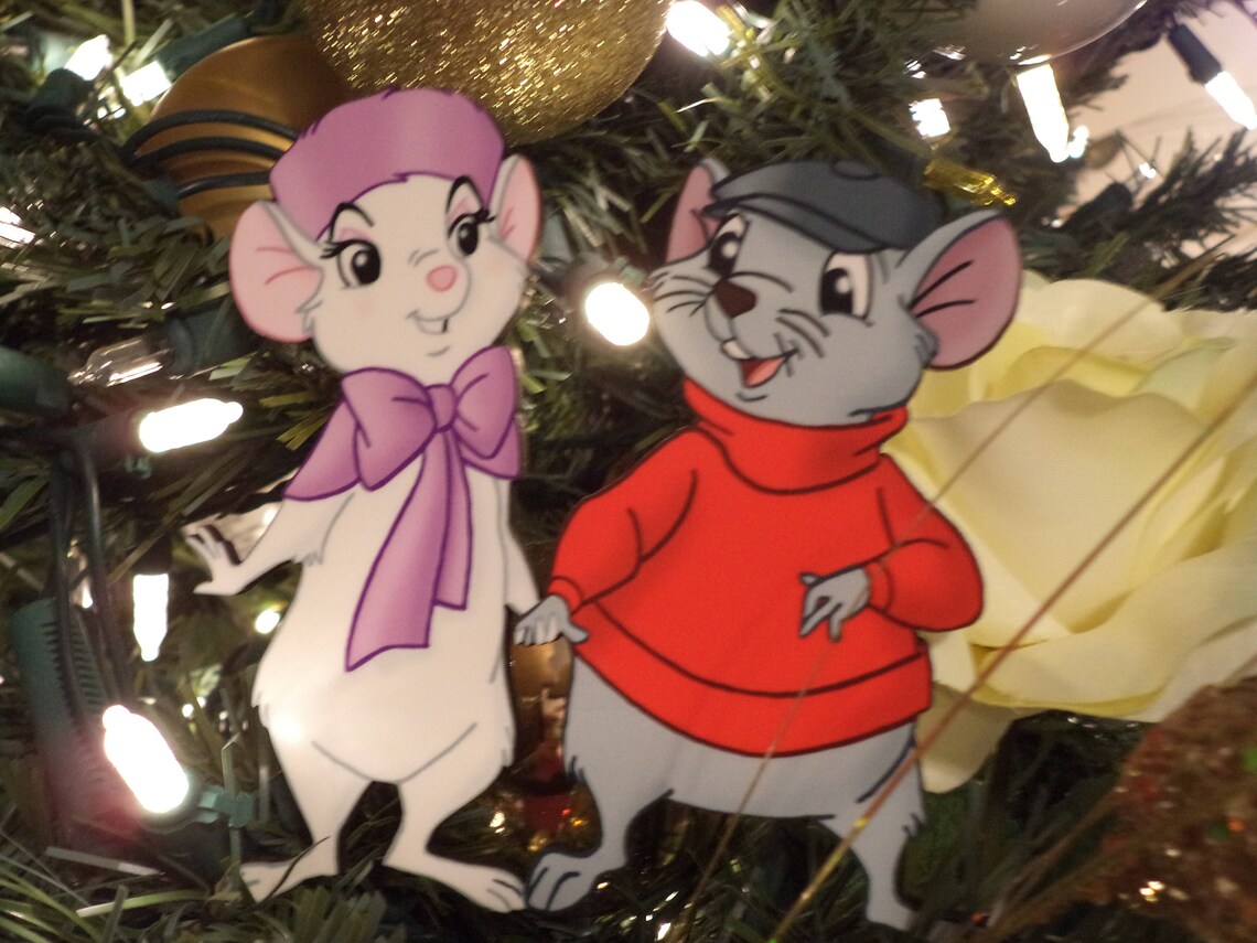 The Rescuers Bernard & Miss Bianca Cutout - Etsy