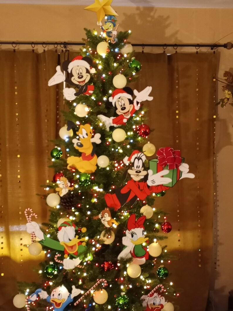 Mickey & Friends FULL 12 Character Tree Set - Etsy