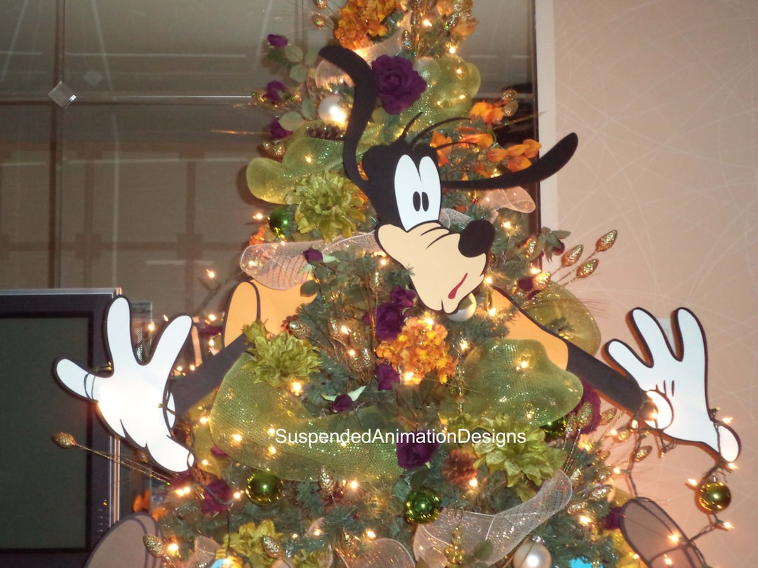Large GOOFY Stuck in Your Tree/ 5 Piece Ornament Set. - Etsy
