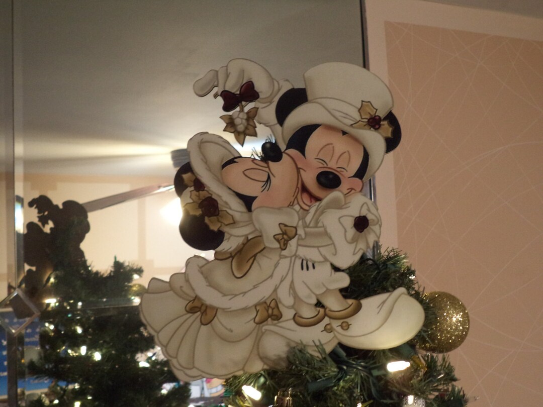 Victorian Mickey & Minnie Tree Topper - Etsy