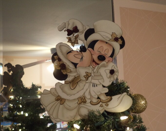 Victorian Mickey & Minnie Tree Topper - Etsy