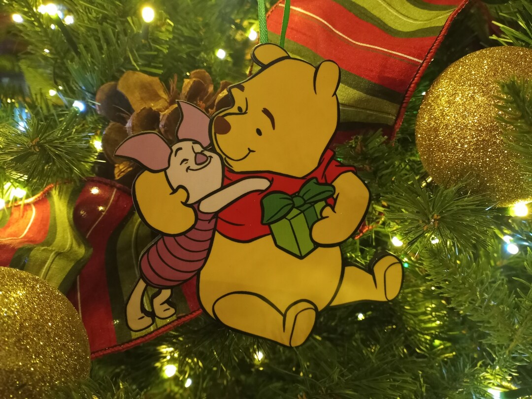 Pooh and Piglet Christmas Ornament - Etsy