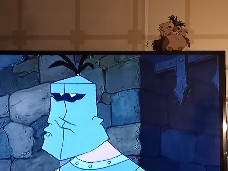Archimedes the Owl / Character Cutout Monitor, TV or Shelf Sitting Pal ...