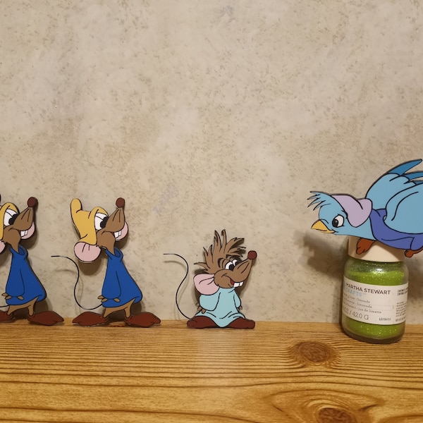 Cinderella Mice Figurines - Etsy
