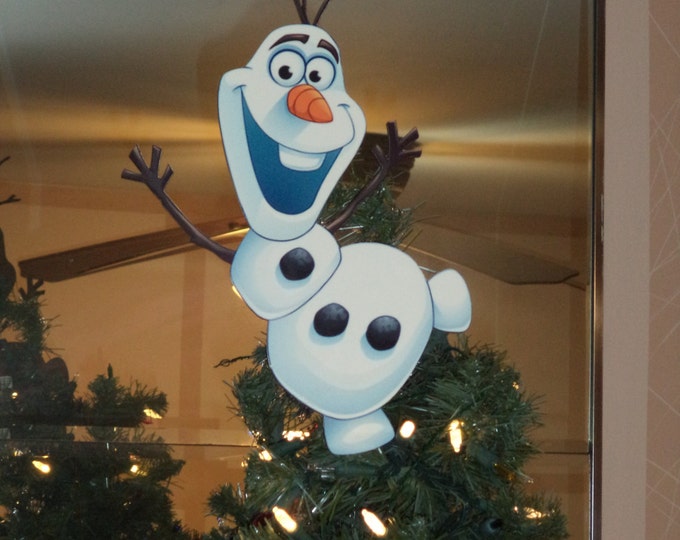 13 Inch Tall Olaf Christmas Tree Topper! - Etsy