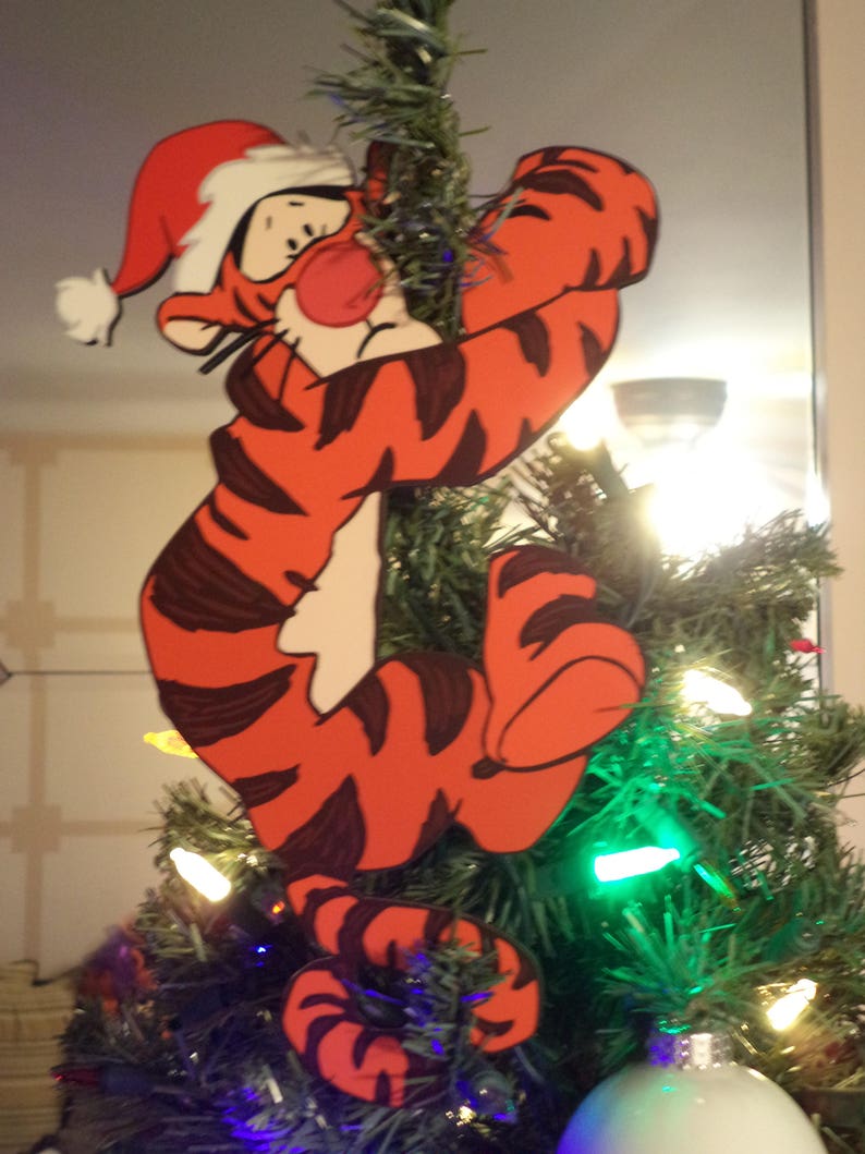 Terrified Tigger-ific Tree Topper - Etsy