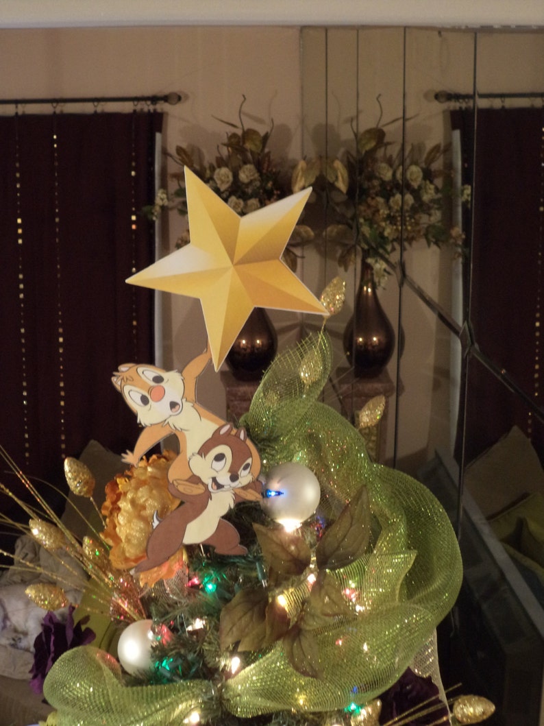 Chip n Dale Balancing Act Ornament / Tree Topper | Etsy