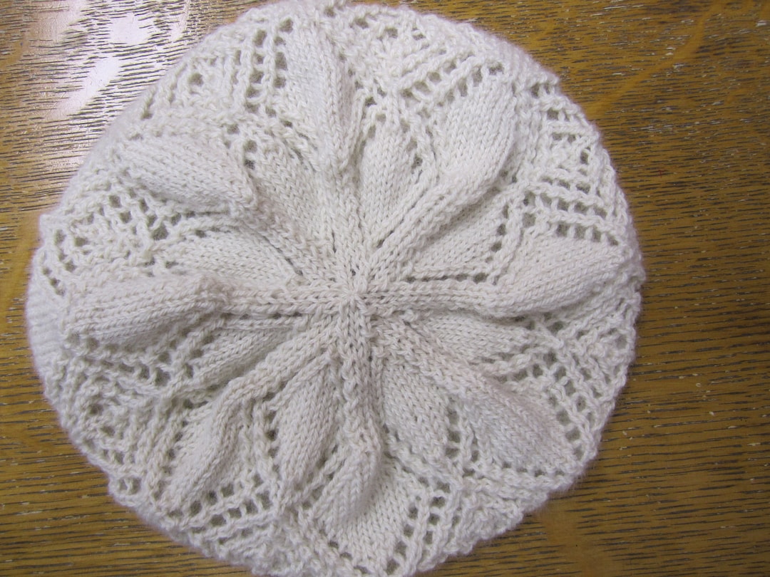 Double Lace Diamond Beret Pattern - PDF - Etsy