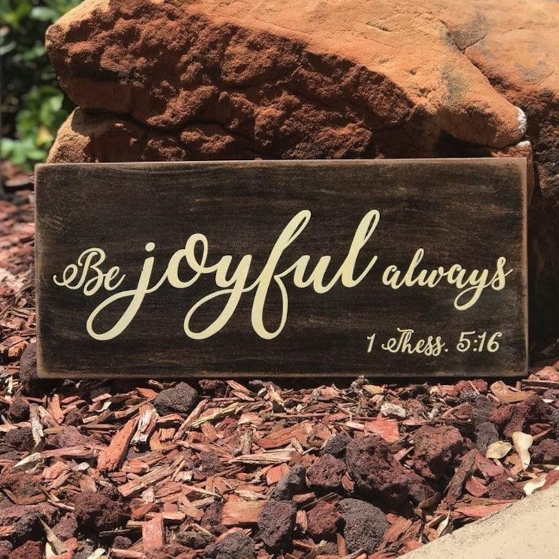 Be Joyful Always - Etsy