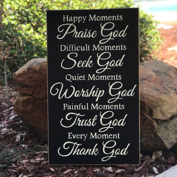 Trust God Sign - Etsy