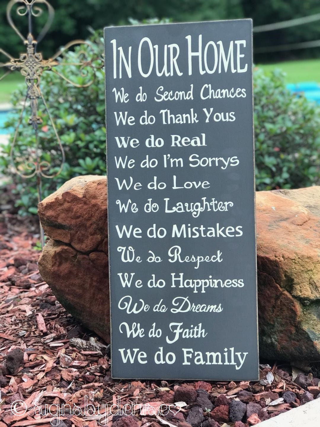 In Our Home Sign We Do Family Inspirational Sign 12 - Etsy