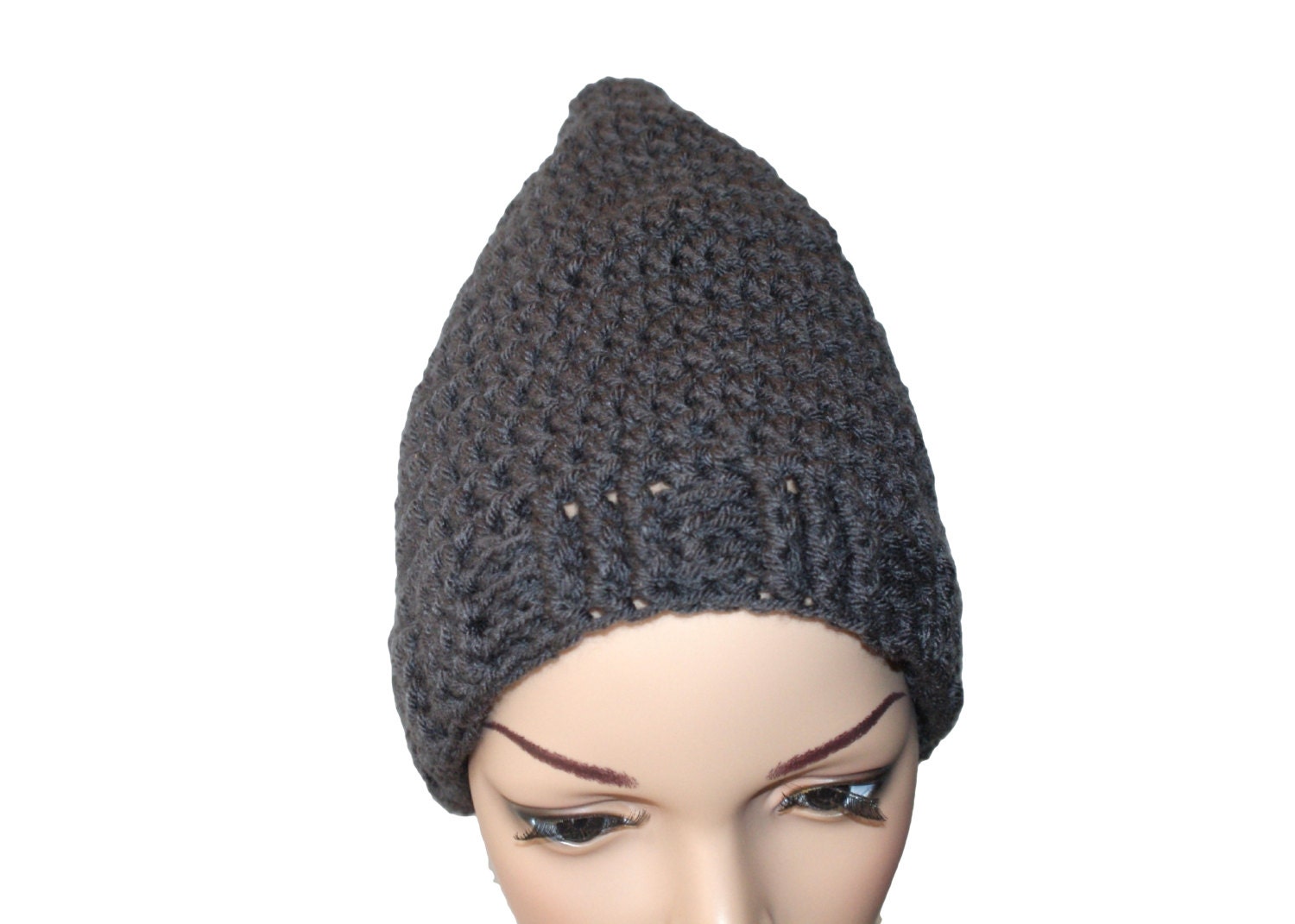 Mens Classic Hat, Black Toque, Mens Crochet Hat, Hipster Hat, Crochet ...