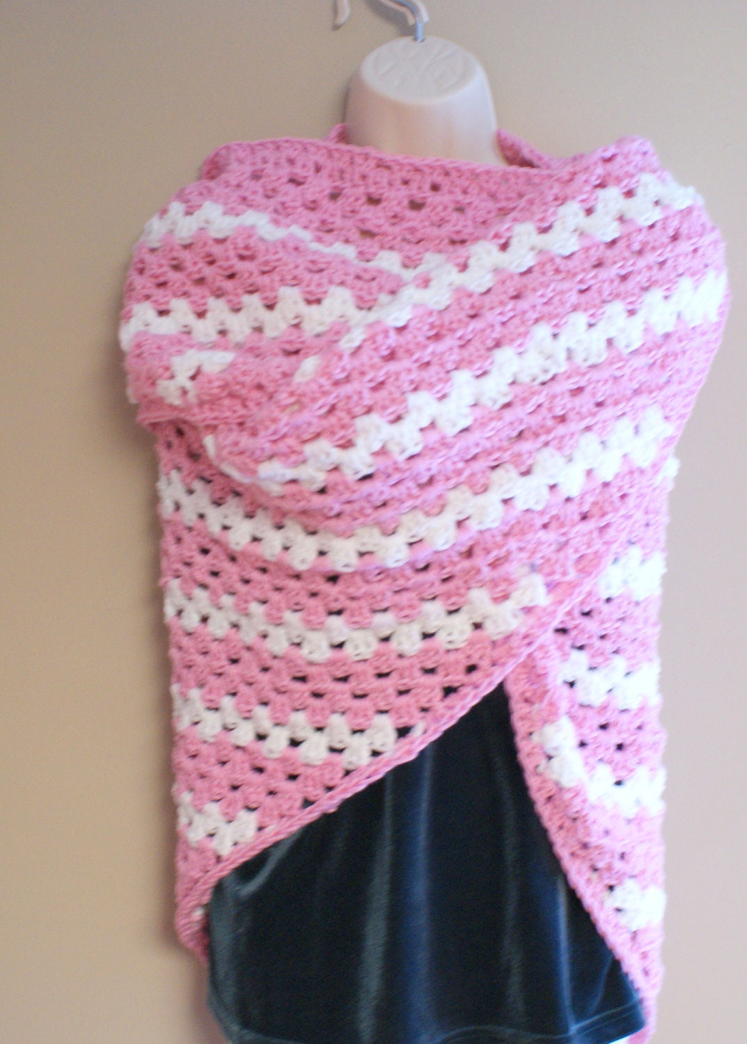 Womens Shawl, Autumn Fashion Wrap, Granny Shawl, Pink Cloak, Spring ...