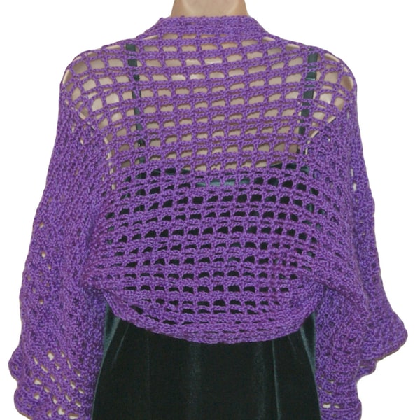 Purple Shrug - Etsy