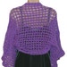 Crochet Bolero, Evening Shrug, Womens Bolero, Lilac Shrug, Purple ...