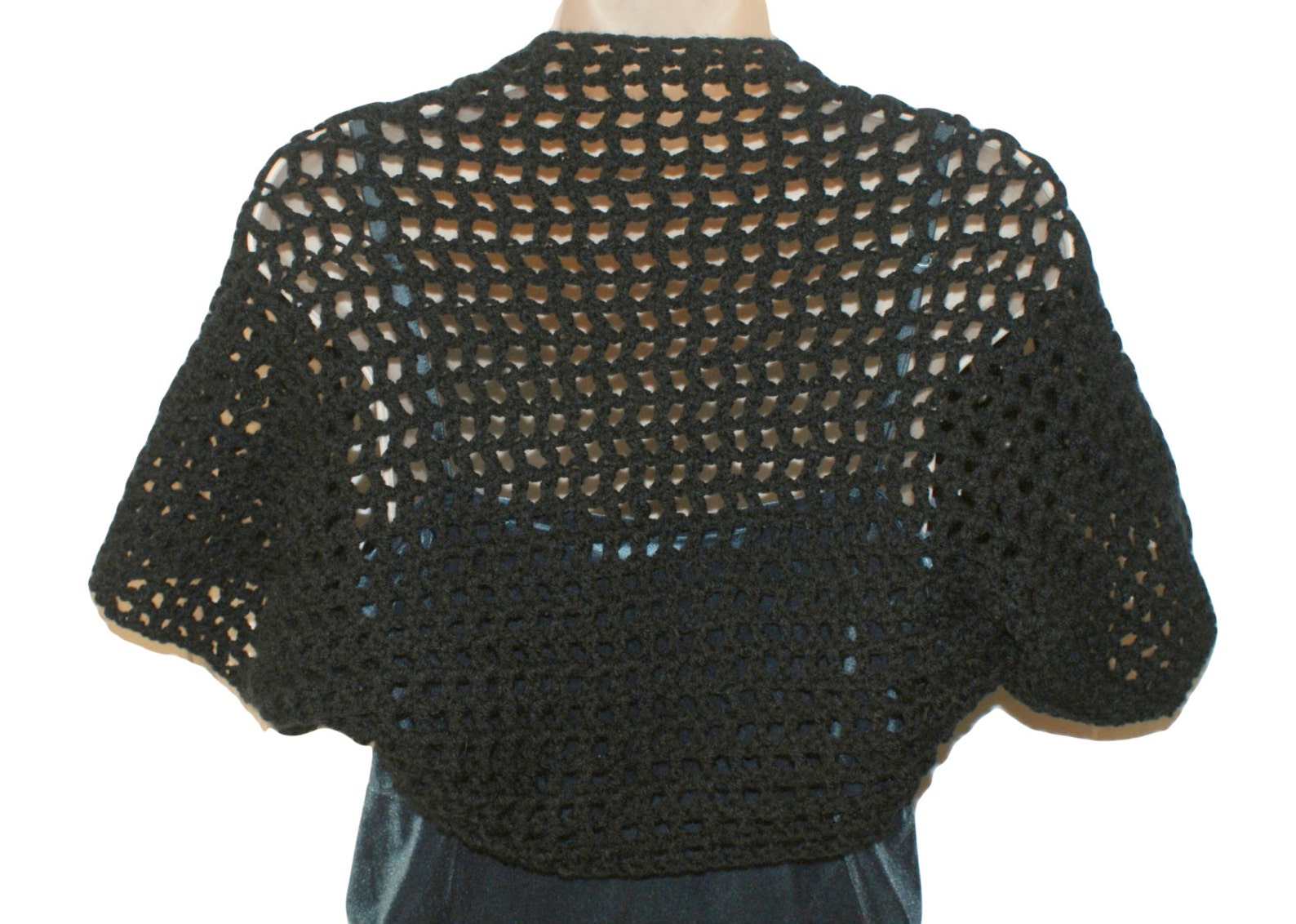 Black Shrug, Womens Vest, XL Bolero, Black Bolero, Plus Size Shrug ...