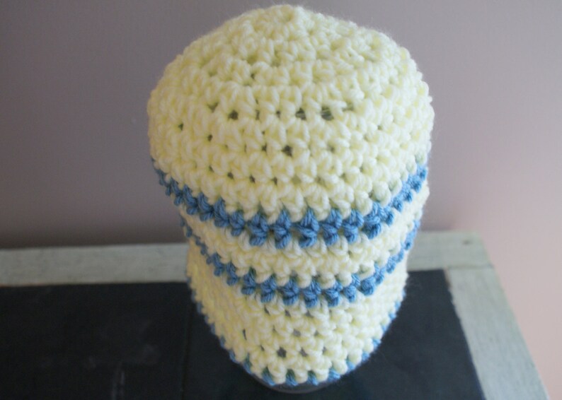Yellow Baby Hat, Crochet Baby Cloche, Baby Sock Cap, Infant Beanie ...