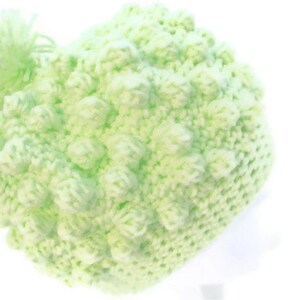 Mint Green Hat, Trendy Hat, Ski Cap, Classic Winter Hat , Hipster Cap ...