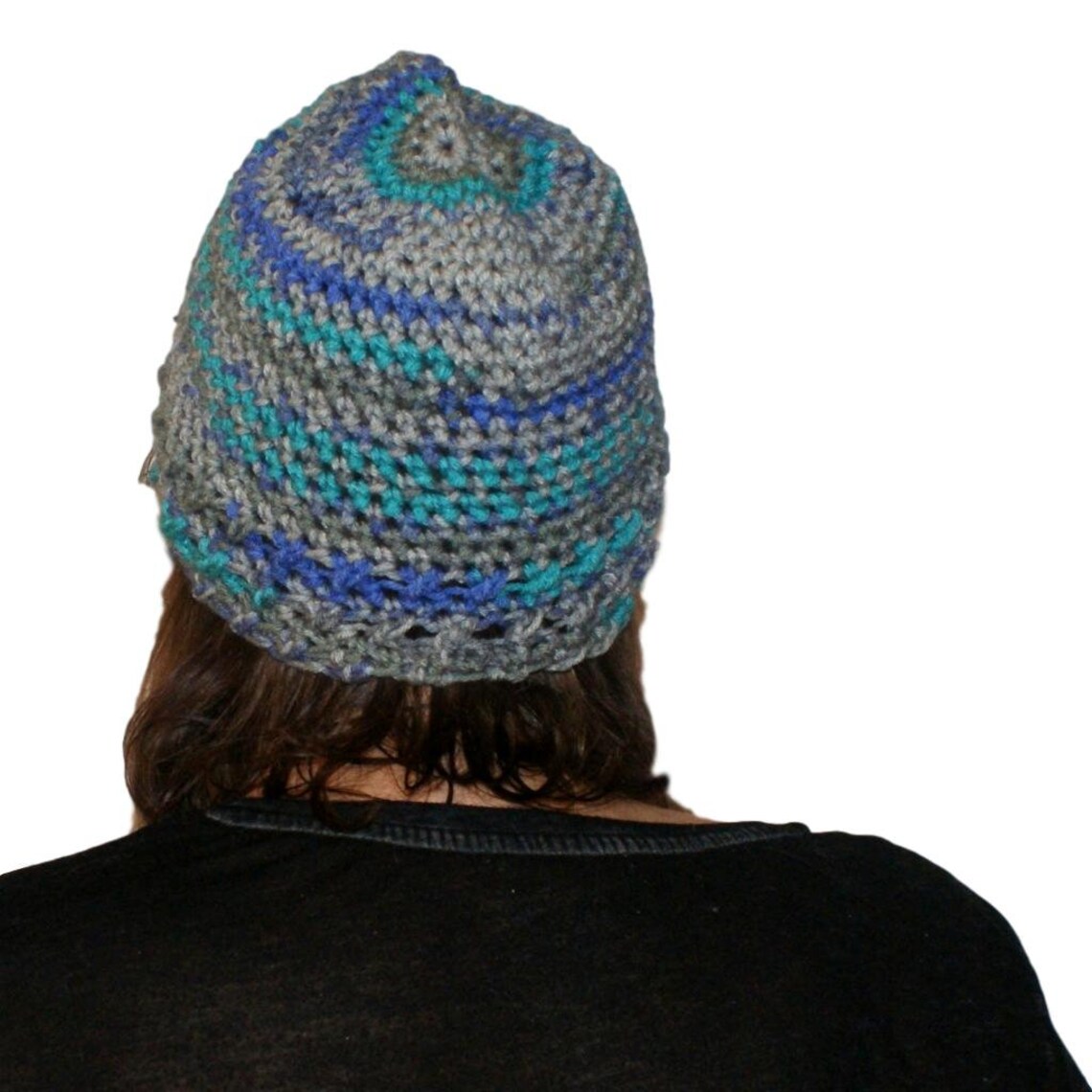 Mens Slouch Hat, Mens Slouch Beanie, Blue Hat, Slouch Hat, Mens Hat ...