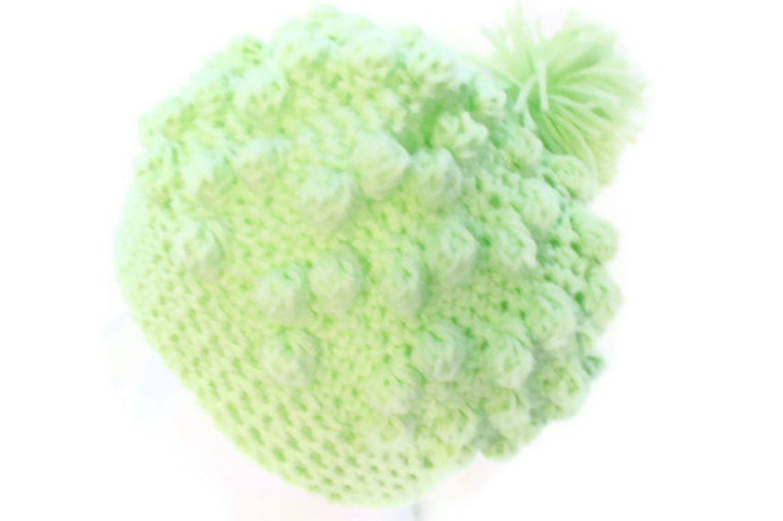 Mint Green Hat, Trendy Hat, Ski Cap, Classic Winter Hat , Hipster Cap ...