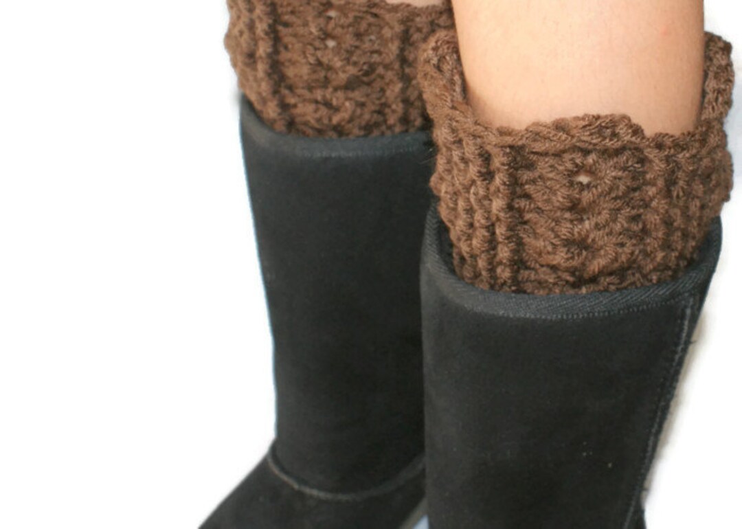 Boot Cuffs, Legwear, Brown Legwarmers, Boot Warmers, Legwarmer Boot ...