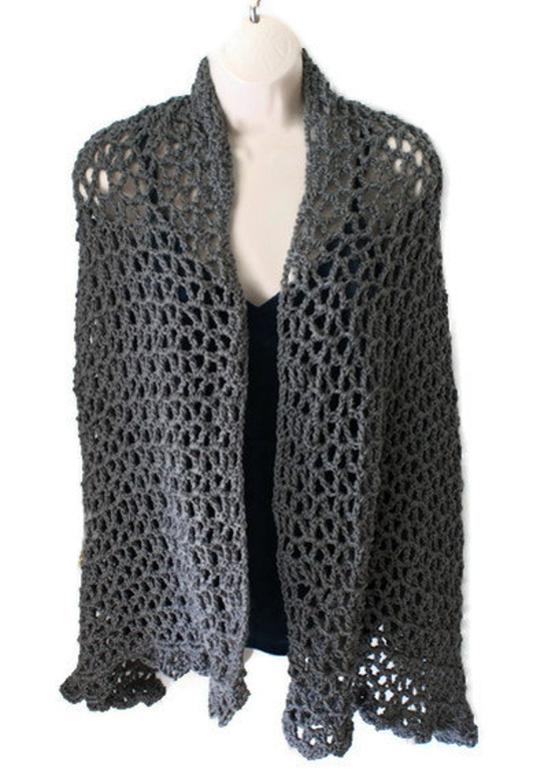 Womens Gray Shawl Autumn Fashion Wrap Gray Shawl Grey - Etsy