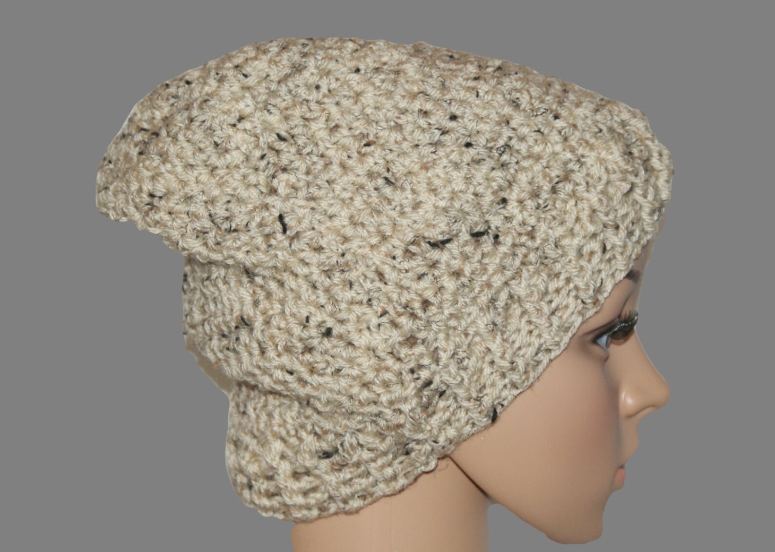 Mens Slouch Hat, Mens Slouch Beanie, Brown Hat, Slouch Hat, Mens Hat ...