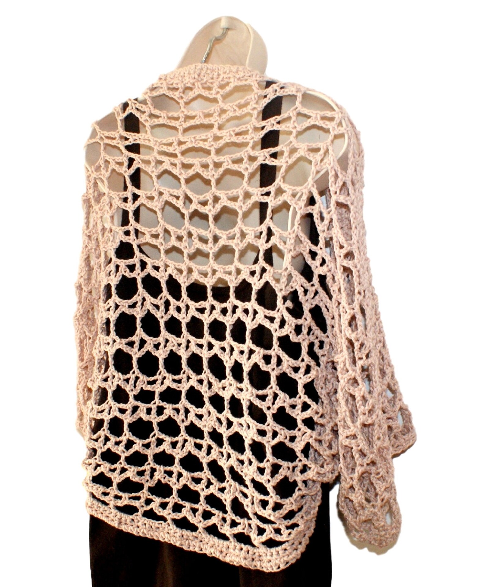 Cotton Shrug, Cream Shrug, Cocoon Shrug, Cotton Bolero, Cotton Vest ...