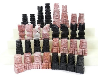 Aztec chess set | Etsy