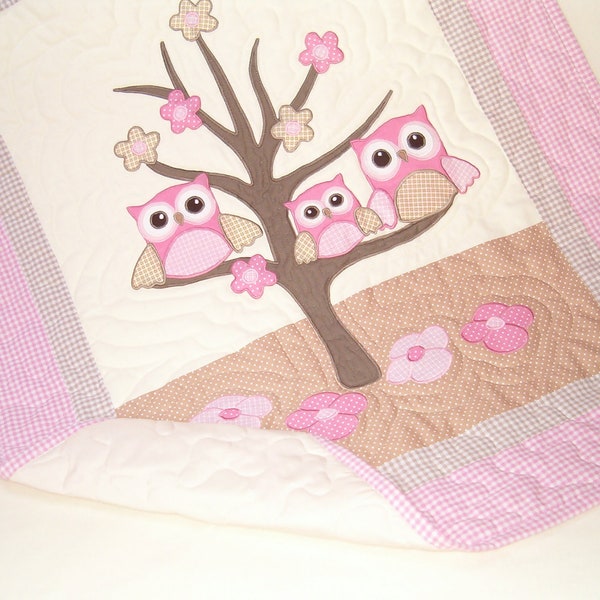 Owl Baby Quilt - Etsy