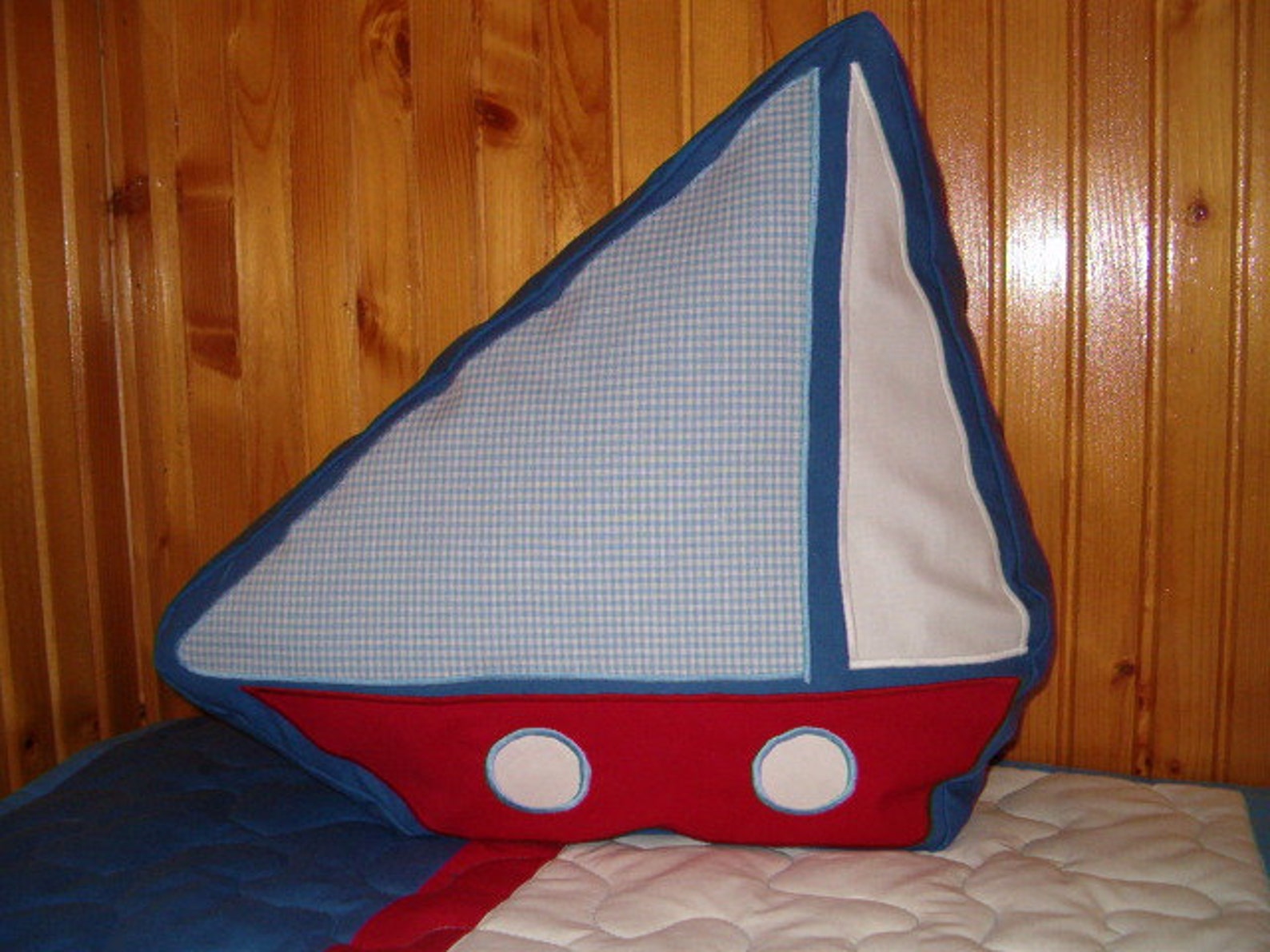 NAUTICAL Ship's PILLOW Into Children's Room - Sailing Boat PILLOW - Etsy