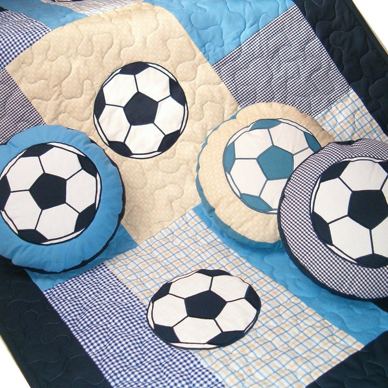 Soccer Quilting Fabric - Etsy