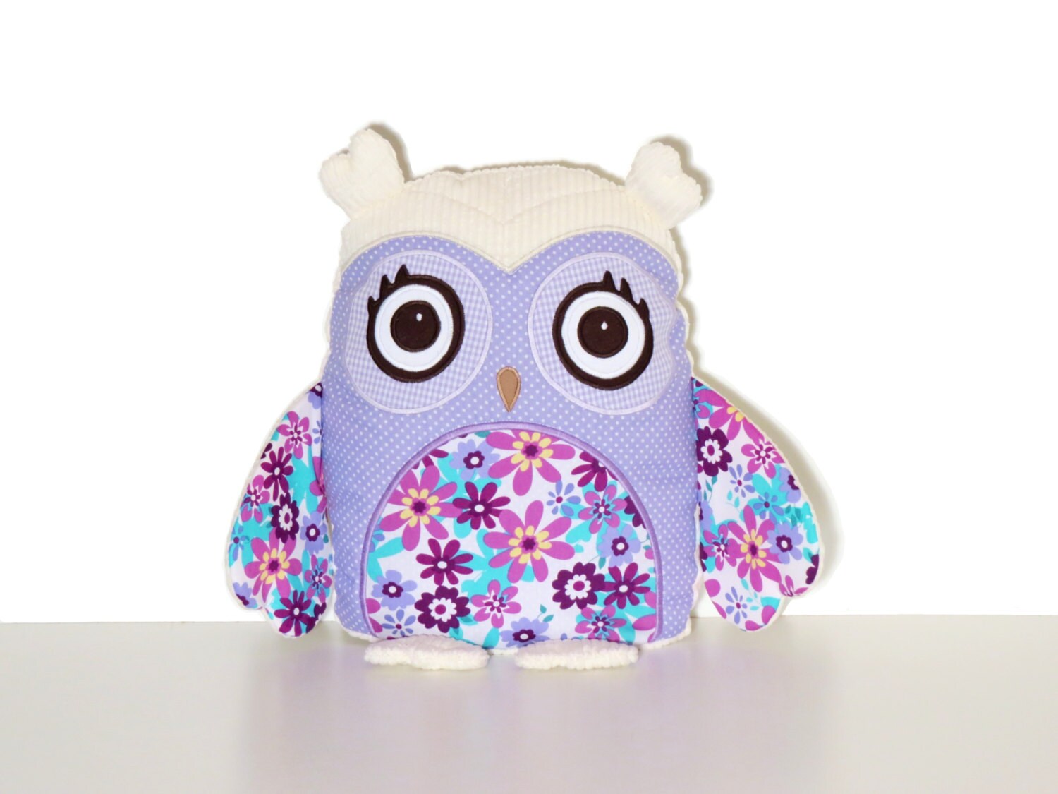 Plush Owl Toy, Fabric Owl Doll, Woodland Nursery Decor, Child Friendly ...