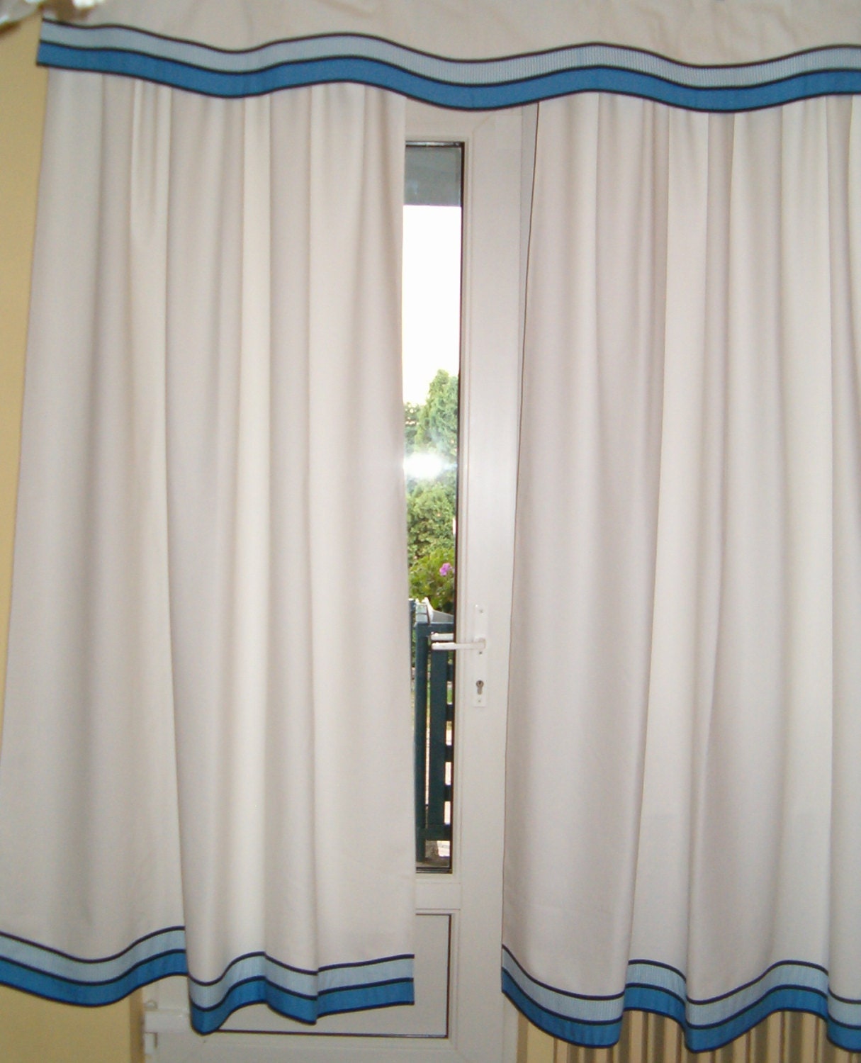 Nautical Window Curtains and Valance Nautical Decor | Etsy