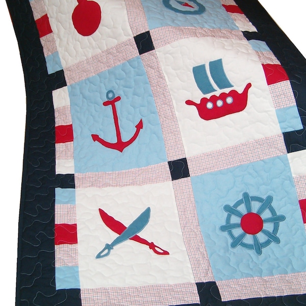 Pirate Quilt - Etsy