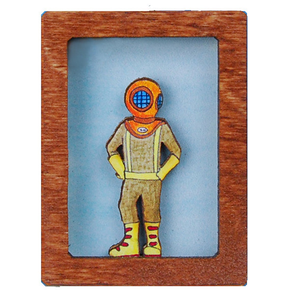 Captain Jules Ornament or Magnet | Etsy