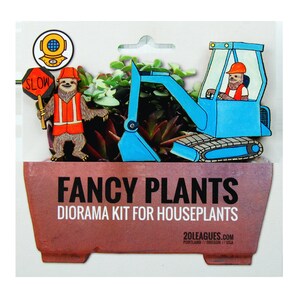 Construction Sloths Fancy Plants Diorama Kit - Etsy