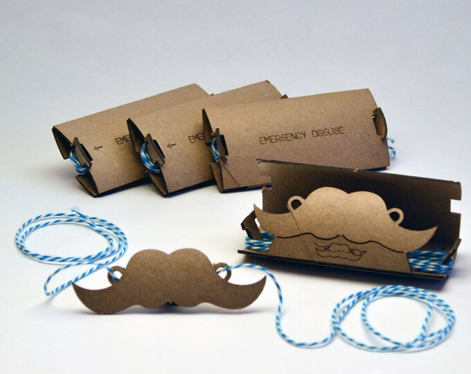 Emergency Disguise Fake Moustache - Etsy