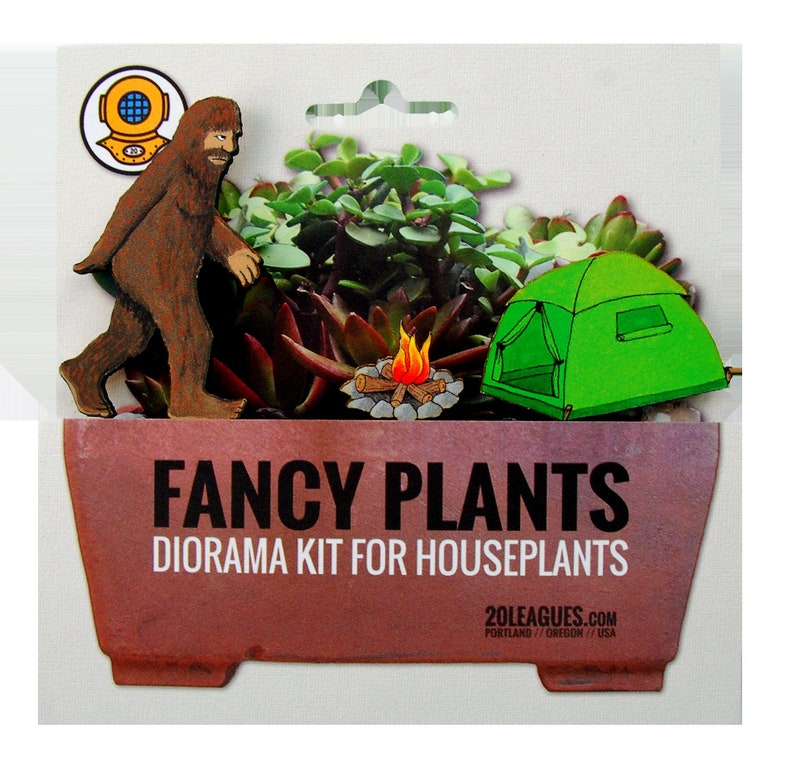 Sasquatch Fancy Plants Diorama Kit | Etsy